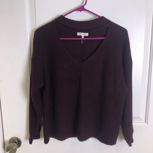 Miracle | Sweaters | Miracle Usa Cutout Sweater | Poshmark